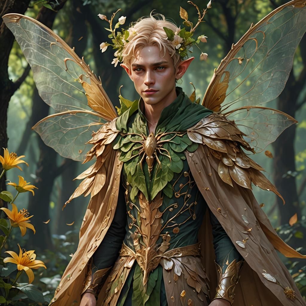 Male Faerie Folk. - AI Generated Artwork - NightCafe Creator