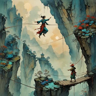 fantasy acrobat - AI Generated Artwork - NightCafe Creator