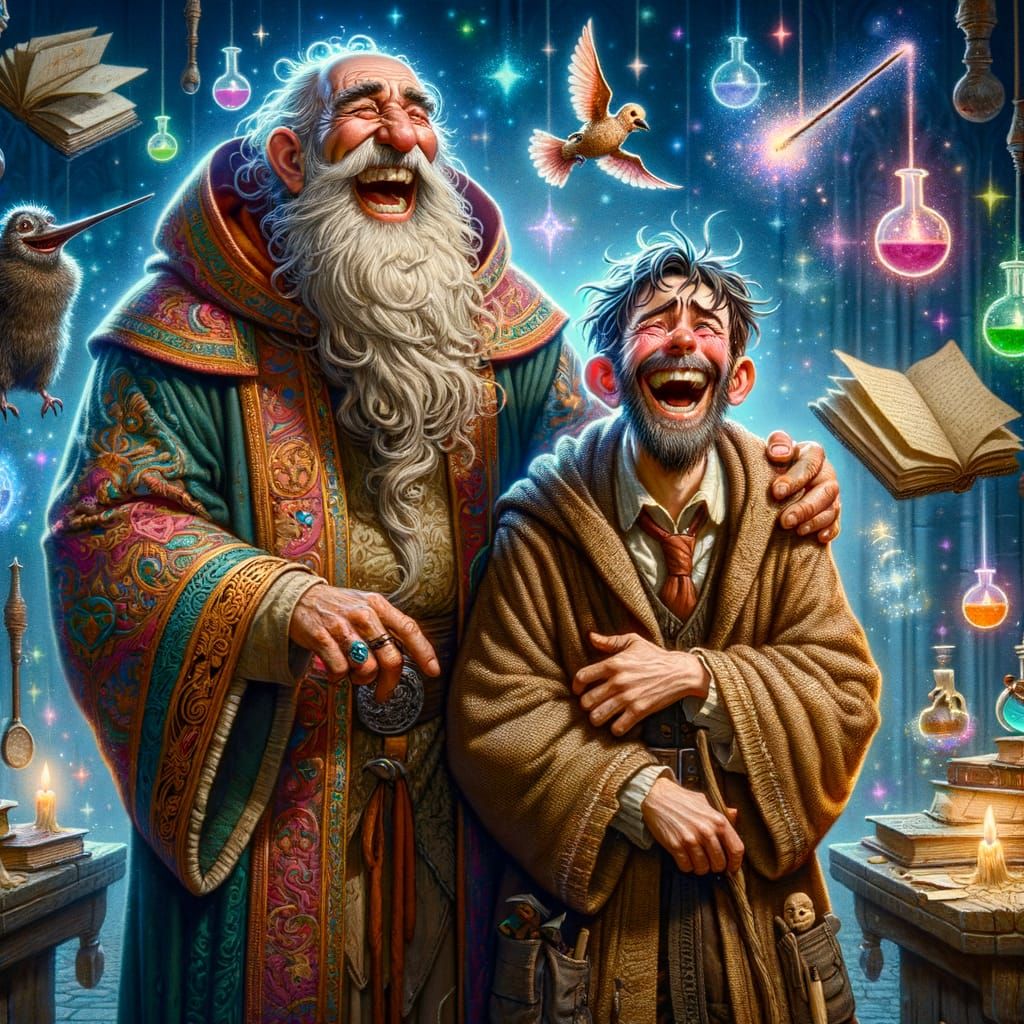 The Wizard's Apprentice - AI Generated Artwork - NightCafe Creator