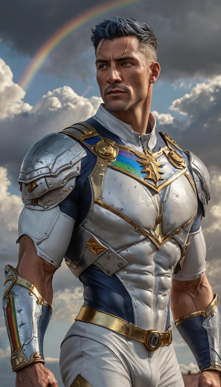 A hyperrealistic character profile image of Punor Weatherman, the ...