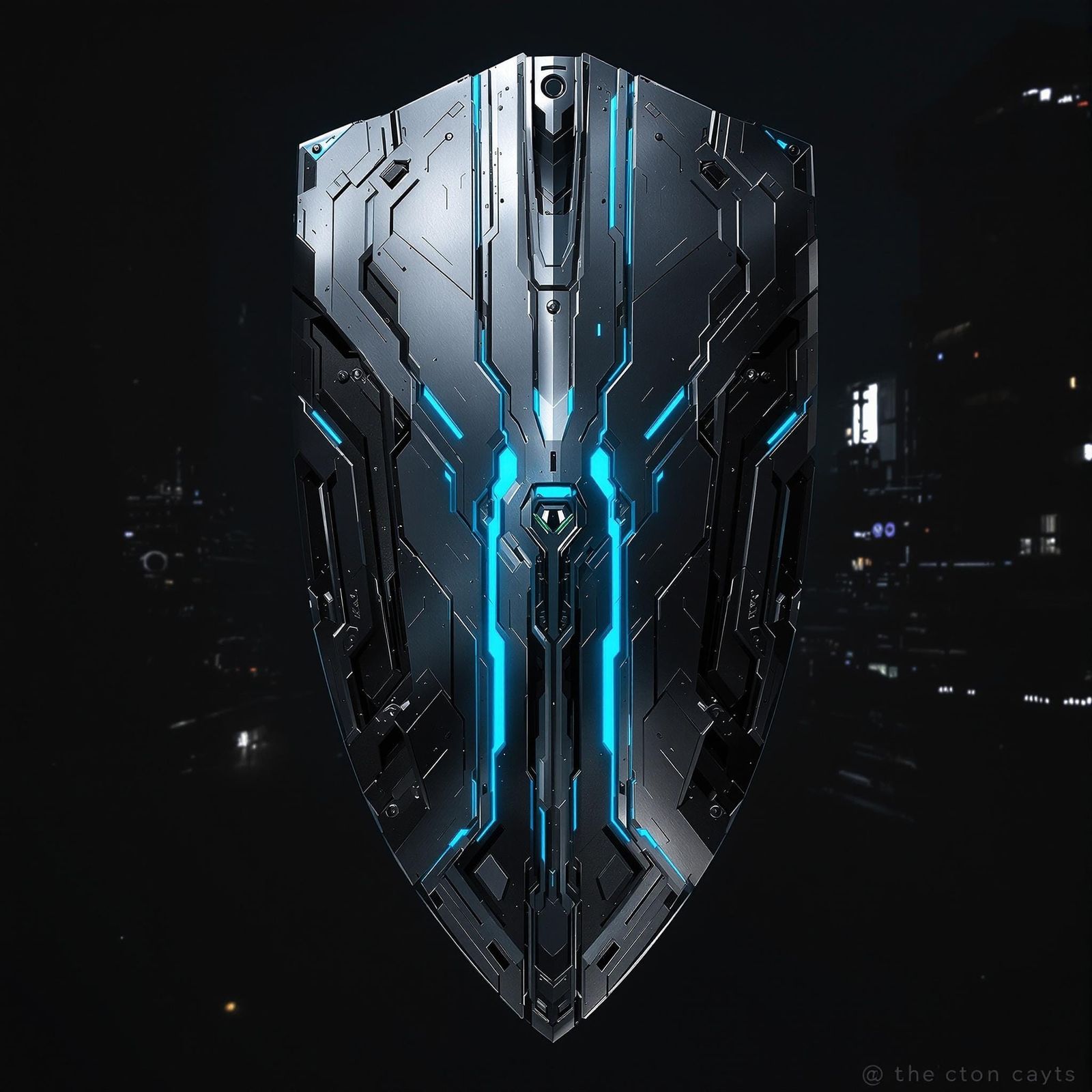 Cyberpunk shield - Cyberpunk shield