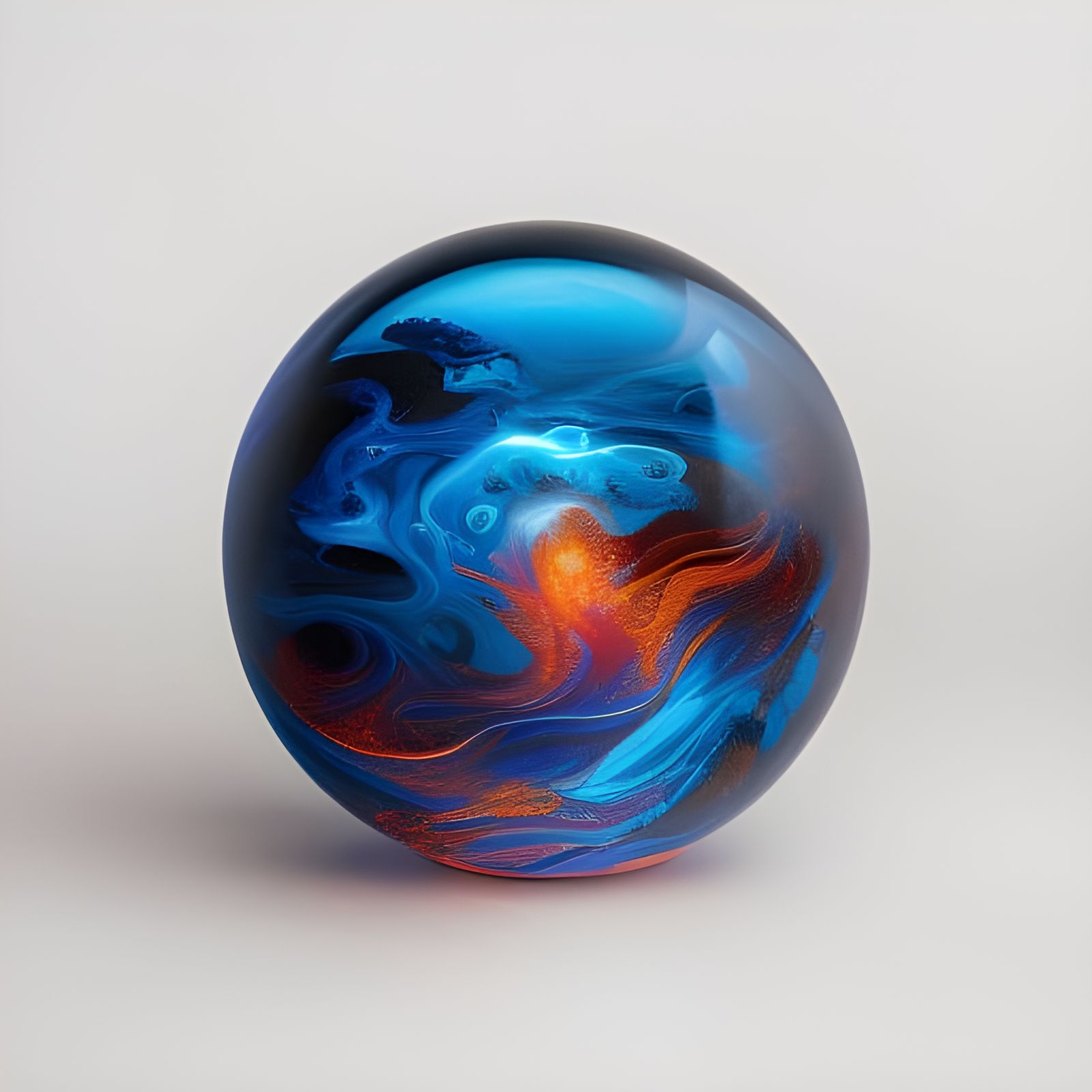 Dancing orbs of fire water and ice special event take 4 - AI Generated ...