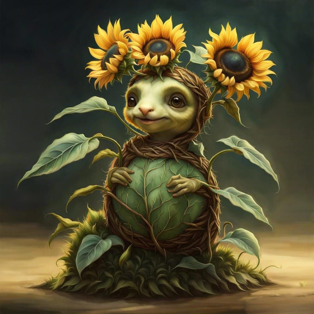 Sunflower Sprite - AI Generated Artwork - NightCafe Creator