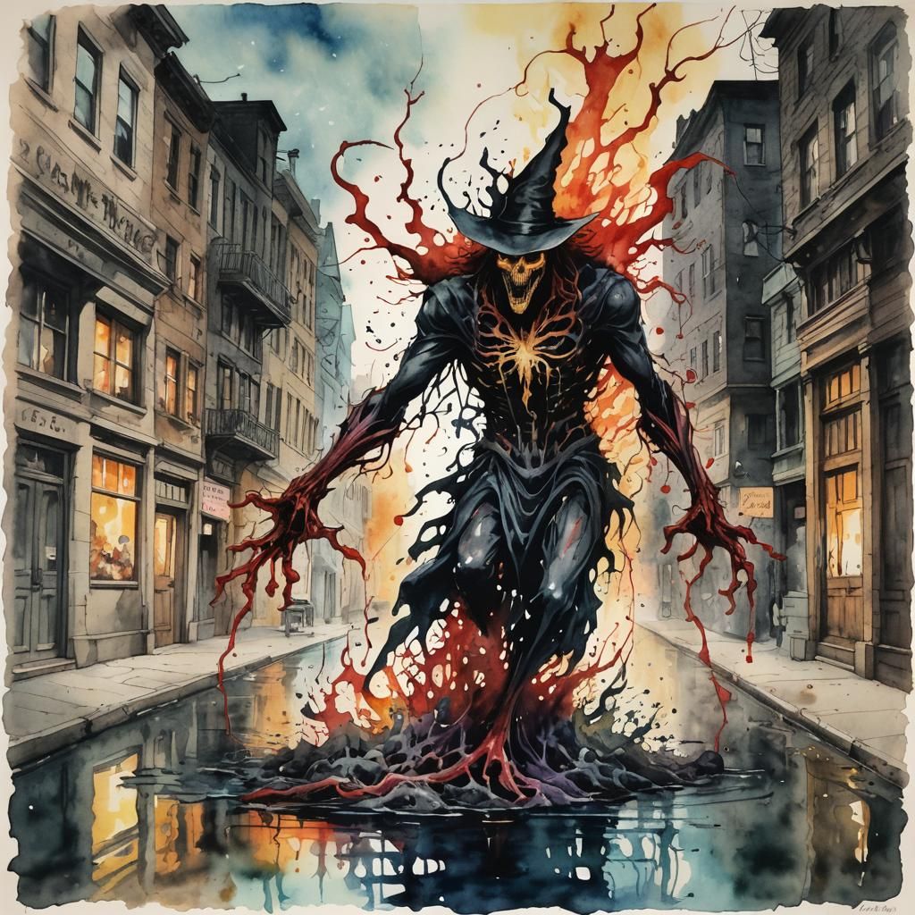 Nightmare running after you - AI Generated Artwork - NightCafe Creator