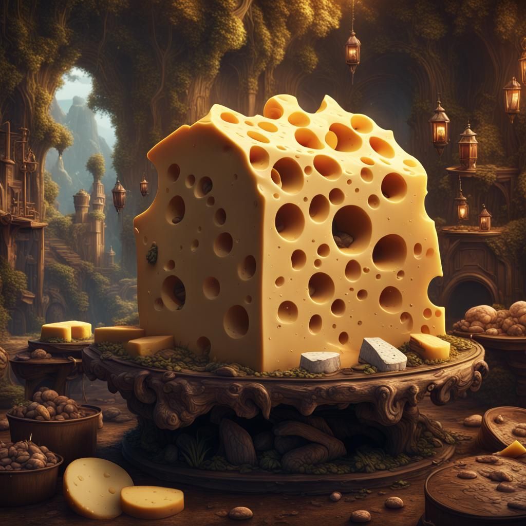 Cheese world - AI Generated Artwork - NightCafe Creator