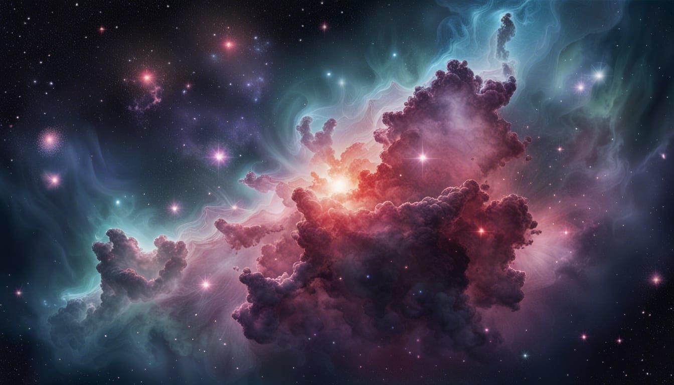 Highly Active Nebula - AI Generated Artwork - NightCafe Creator
