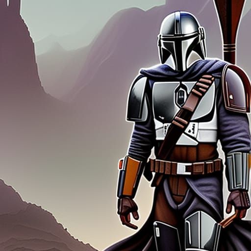 Mandalorian - AI Generated Artwork - NightCafe Creator