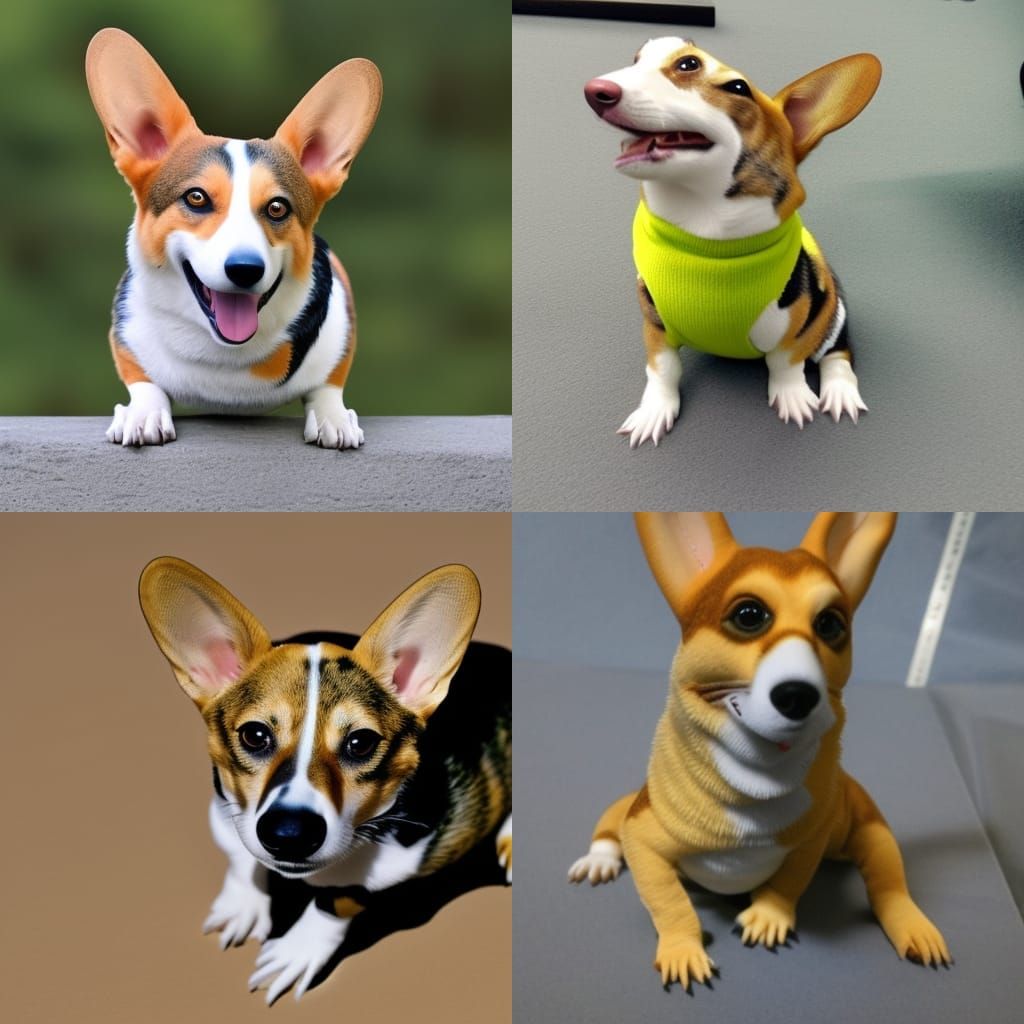 lizard corgi - AI Generated Artwork - NightCafe Creator
