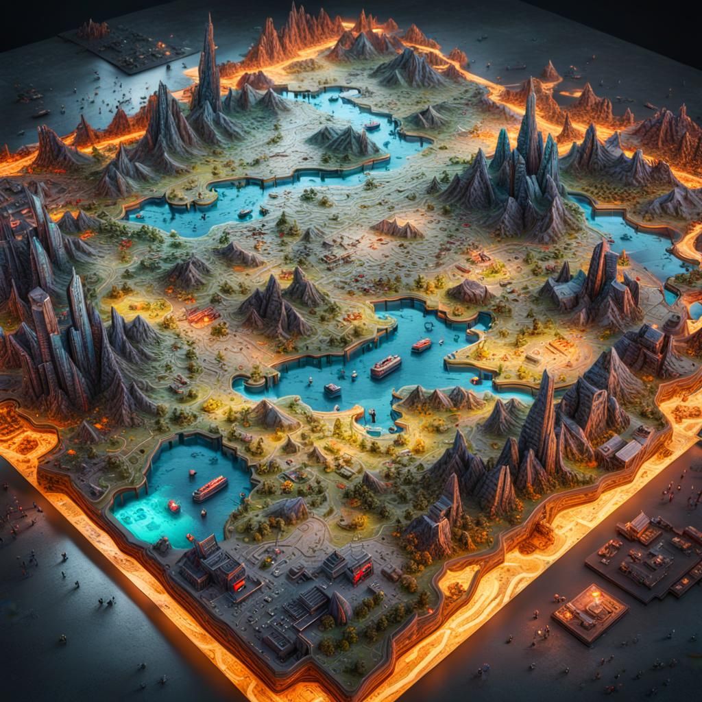 Maps - AI Generated Artwork - NightCafe Creator