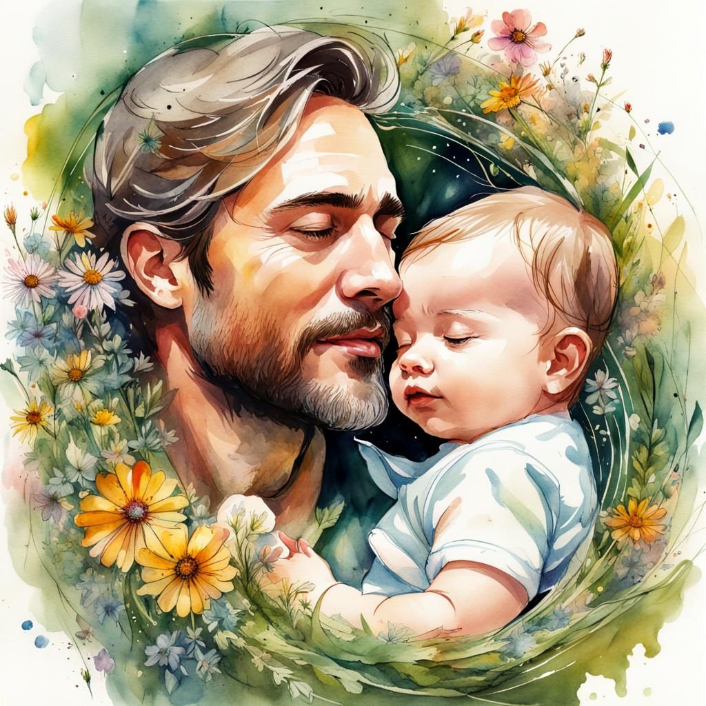 Father's love - AI Generated Artwork - NightCafe Creator