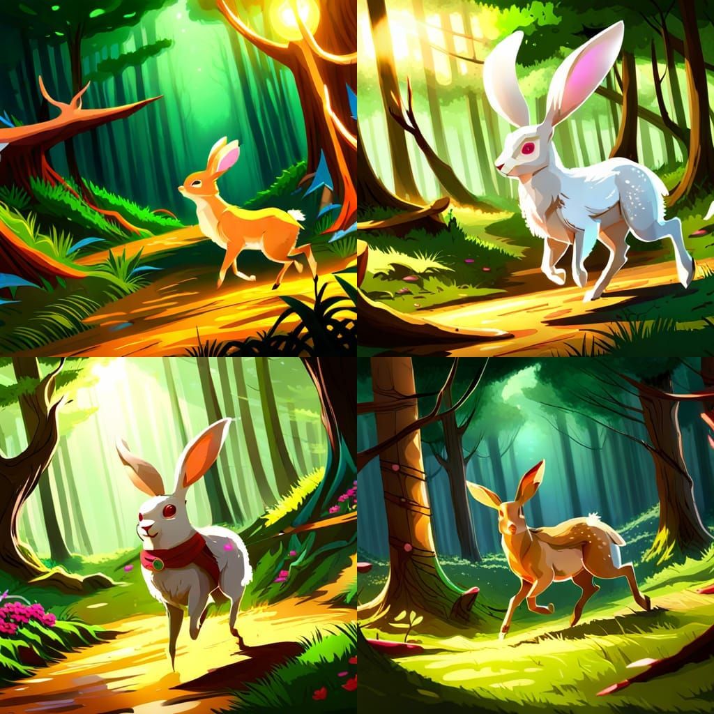 Forest stroll - AI Generated Artwork - NightCafe Creator