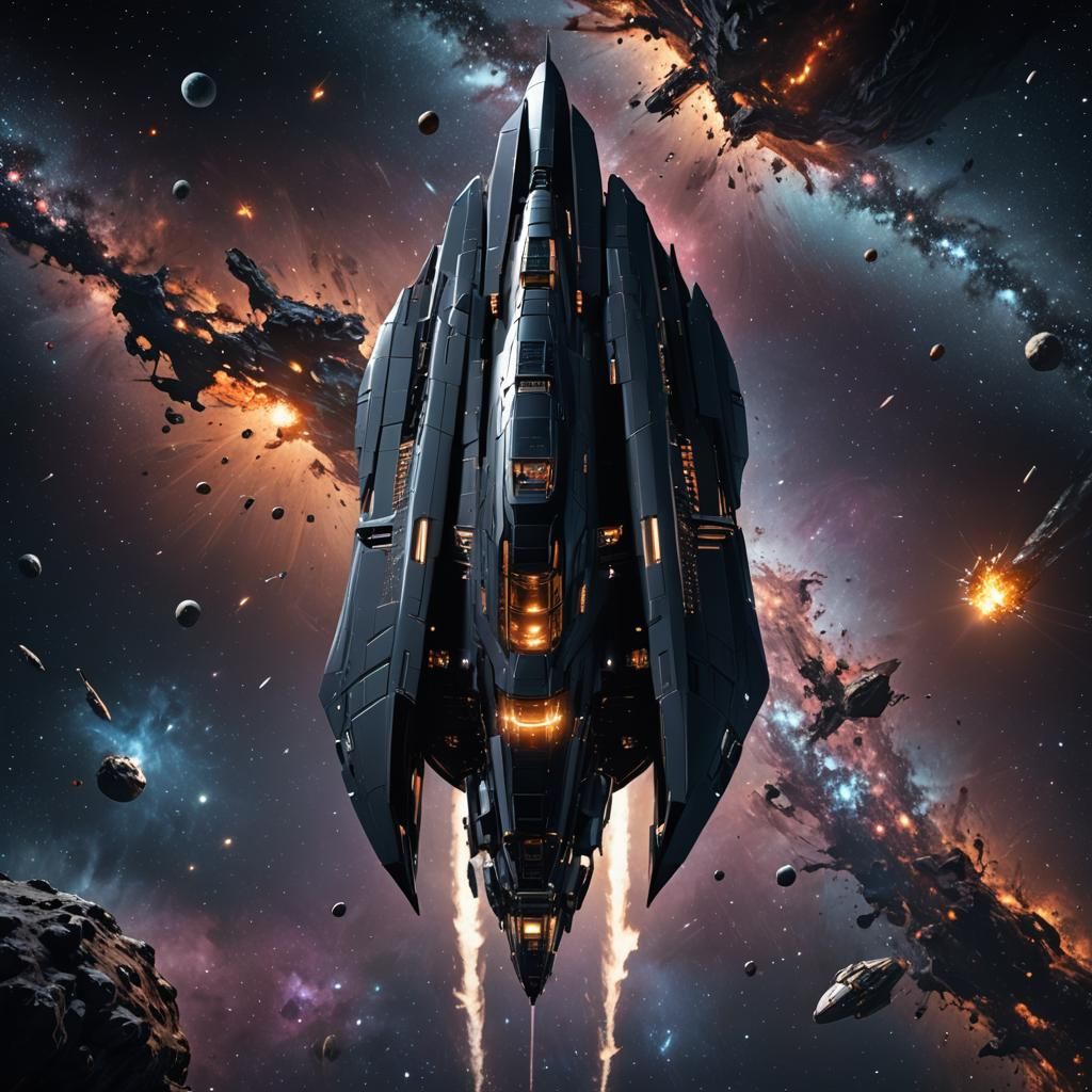 fantastic spaceship - AI Generated Artwork - NightCafe Creator