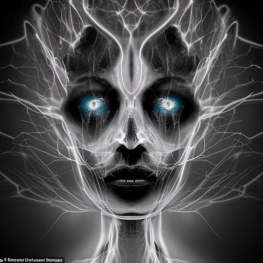 In the dark, where shadows dwell, My circuits hum with an eerie spell ...