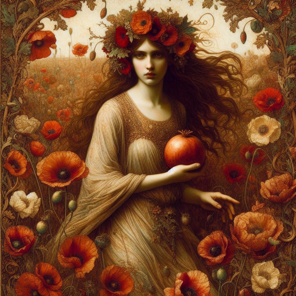 Persephone, queen of the underworld, - AI Generated Artwork - NightCafe ...