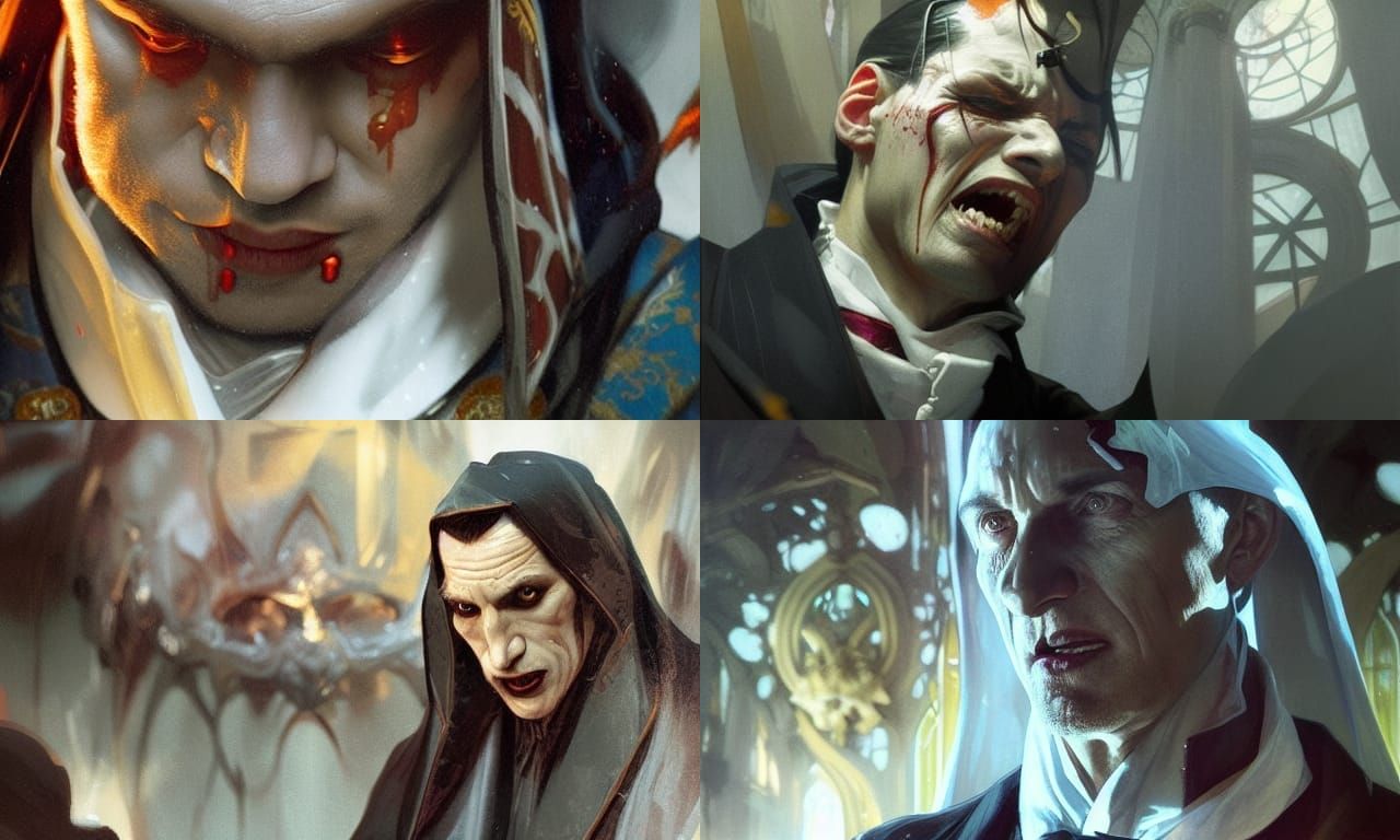 Vampire Priests (a fictional film) - AI Generated Artwork - NightCafe ...