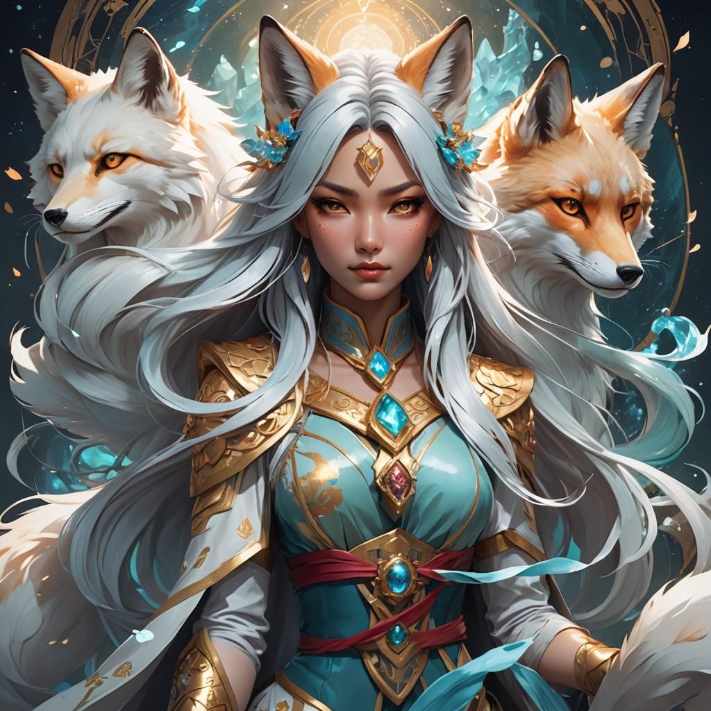 Kitsune - AI Generated Artwork - NightCafe Creator