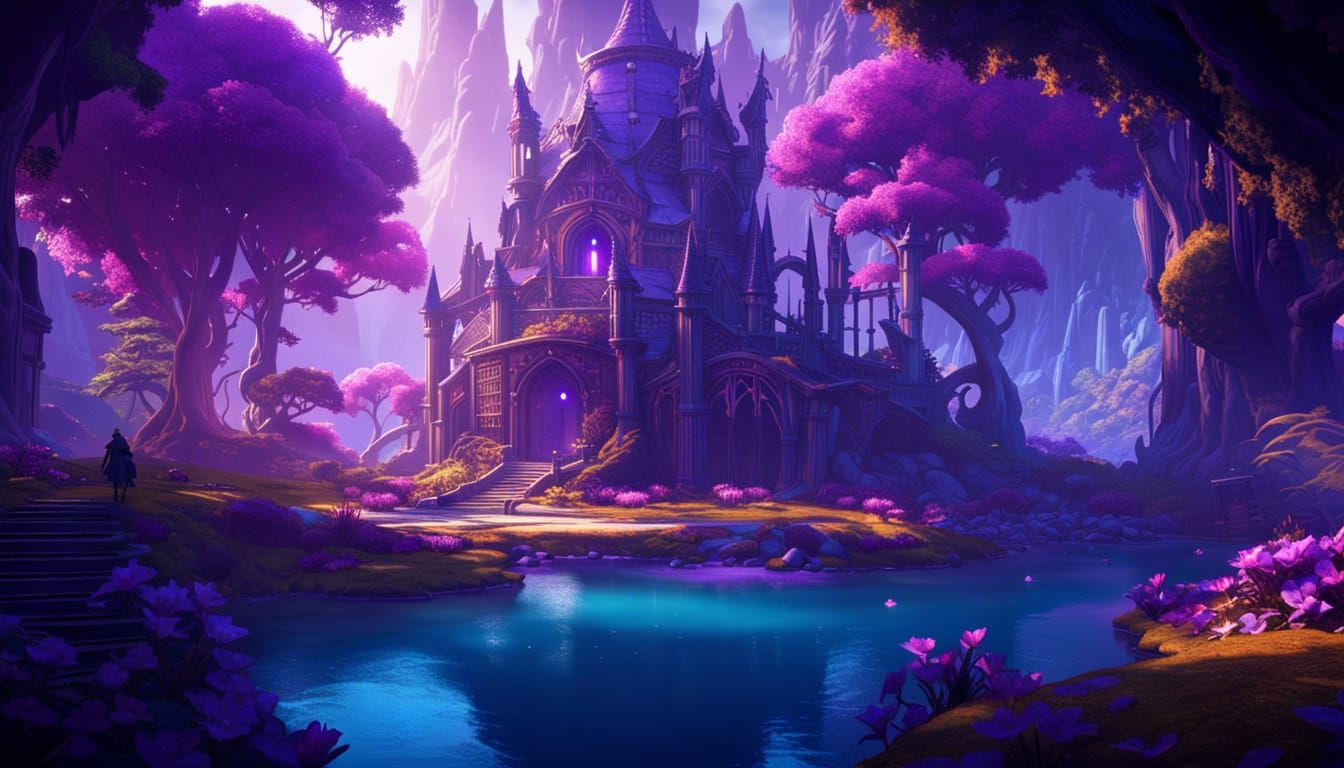 Fantasy World - AI Generated Artwork - NightCafe Creator