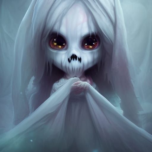 Ghoul Girls (Kawaii/Chibi variant) First Day of Ghoul School - AI ...