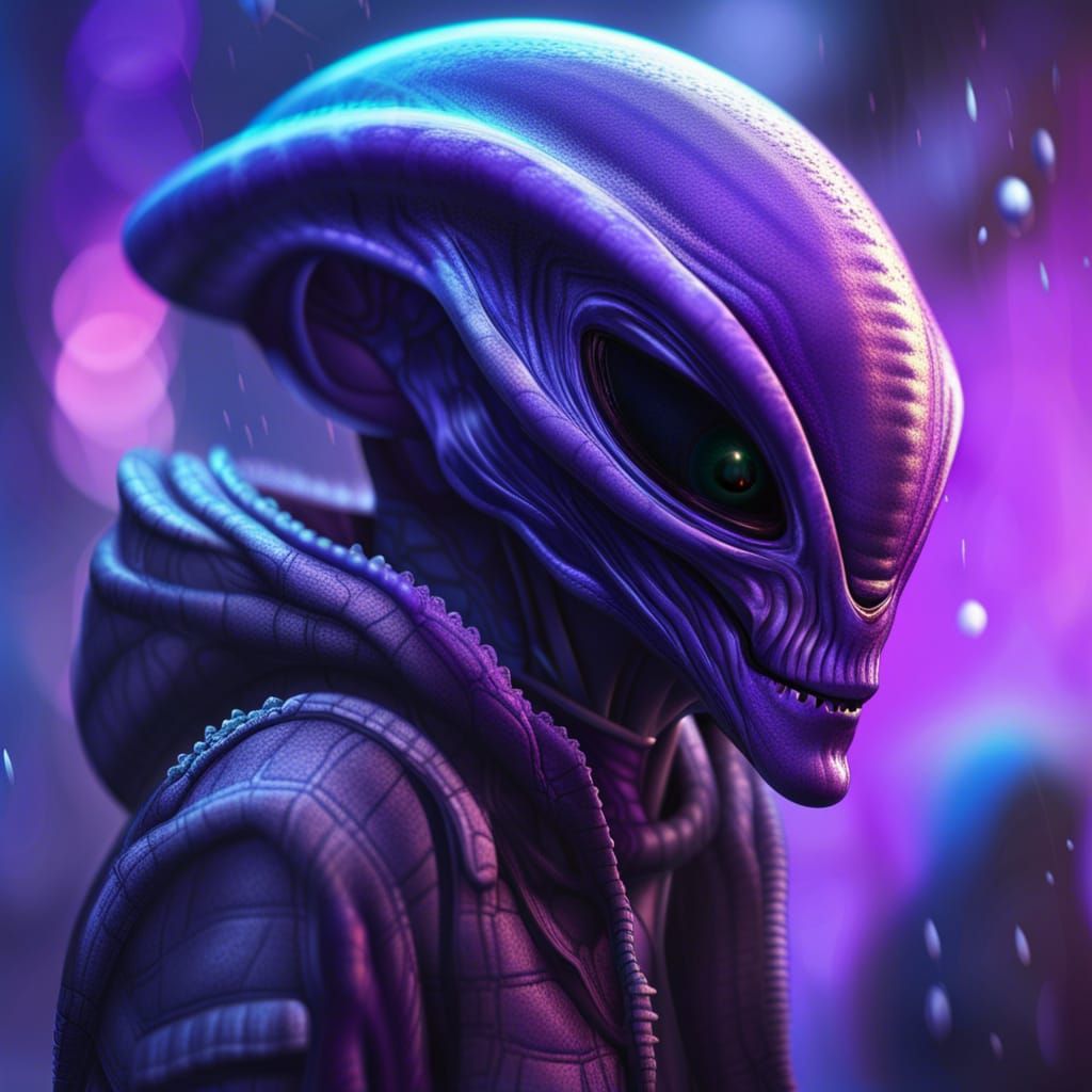 Alien 👽 - AI Generated Artwork - NightCafe Creator
