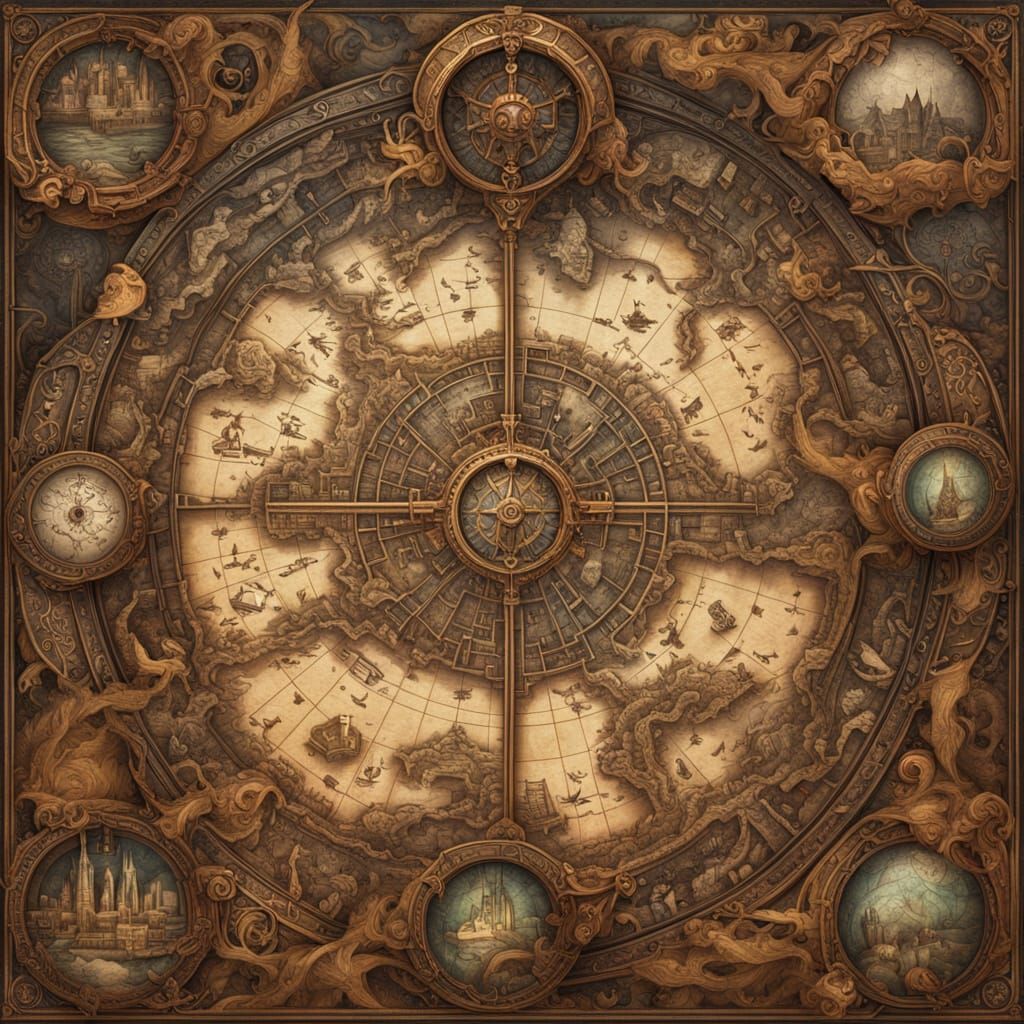 Map to Atlantis or the One Piece ? - Ancient Map to Mysterio...