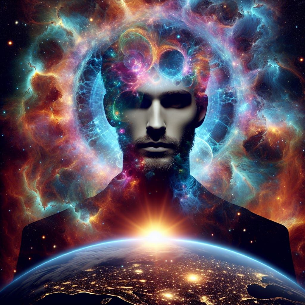 Cosmic consciousness - AI Generated Artwork - NightCafe Creator
