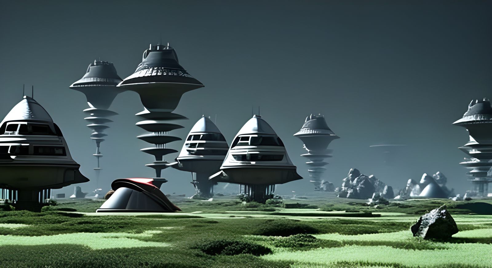 The alien invaders from outer space looked like something out of a ...