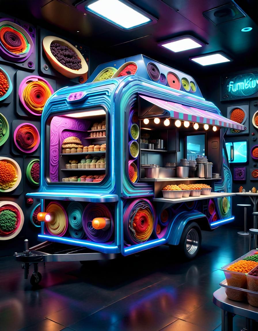 Food Truck Series - AI Generated Artwork - NightCafe Creator