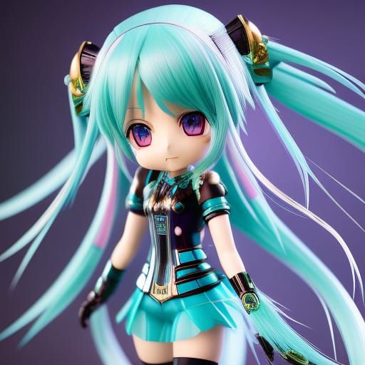 Cute Miku - AI Generated Artwork - NightCafe Creator