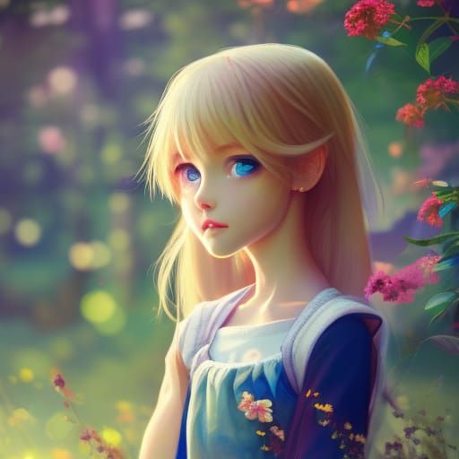 Sister of lost little girl - AI Generated Artwork - NightCafe Creator