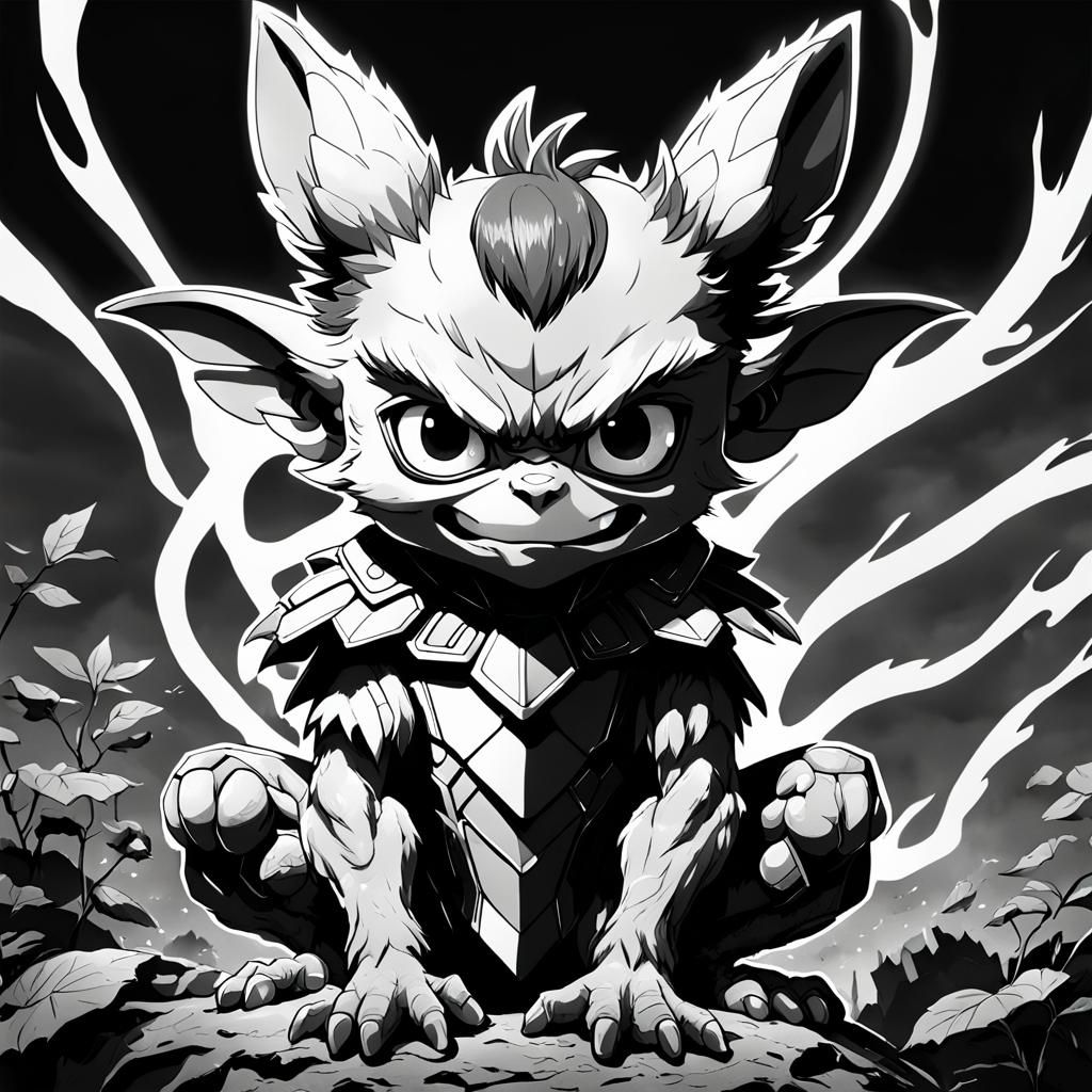Gremlin of worry - AI Generated Artwork - NightCafe Creator