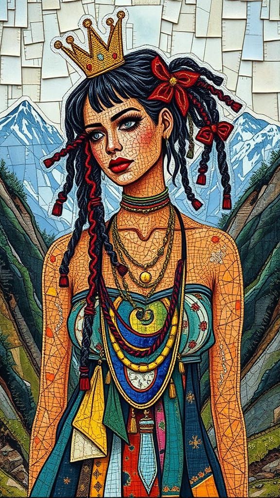 Patchwork sad Queen - Patchwork sad Queen