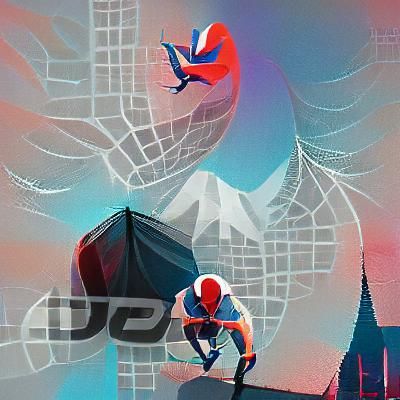 Spider-man digital evolved - AI Generated Artwork - NightCafe Creator