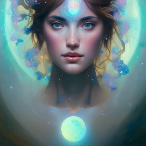 Galatic Goddess - AI Generated Artwork - NightCafe Creator