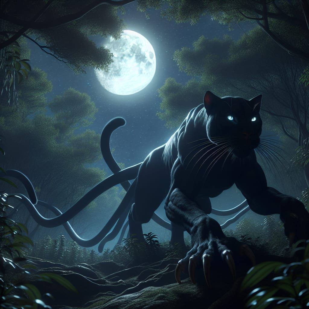 Displacer Beast - AI Generated Artwork - NightCafe Creator