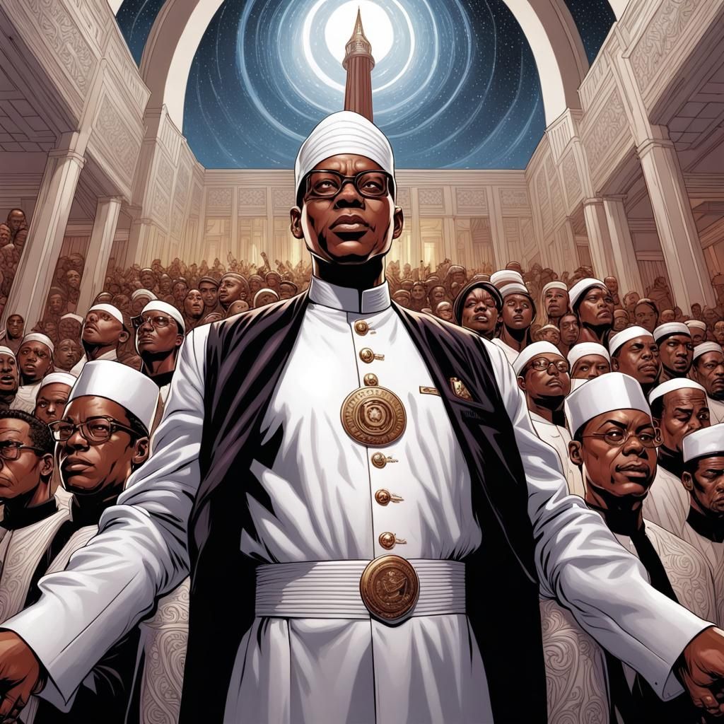 detailed Nation of Islam, Mark Brooks and Dan Mumford, comic book art ...