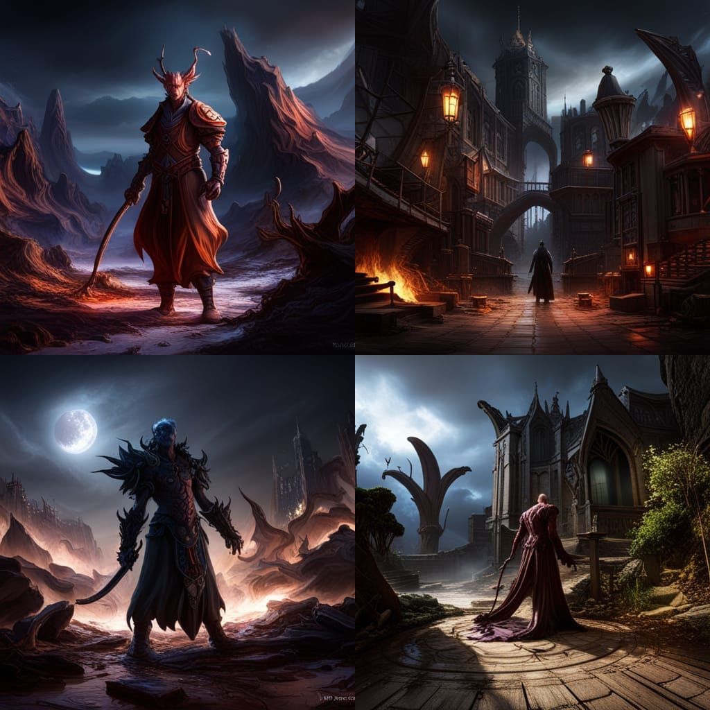 Evil, Demonic, shadow figure, very detailed - AI Generated Artwork ...