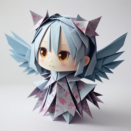 Origami Chibi #1 - AI Generated Artwork - NightCafe Creator