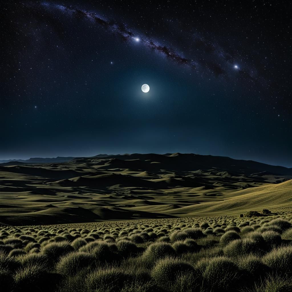 Starry night - AI Generated Artwork - NightCafe Creator