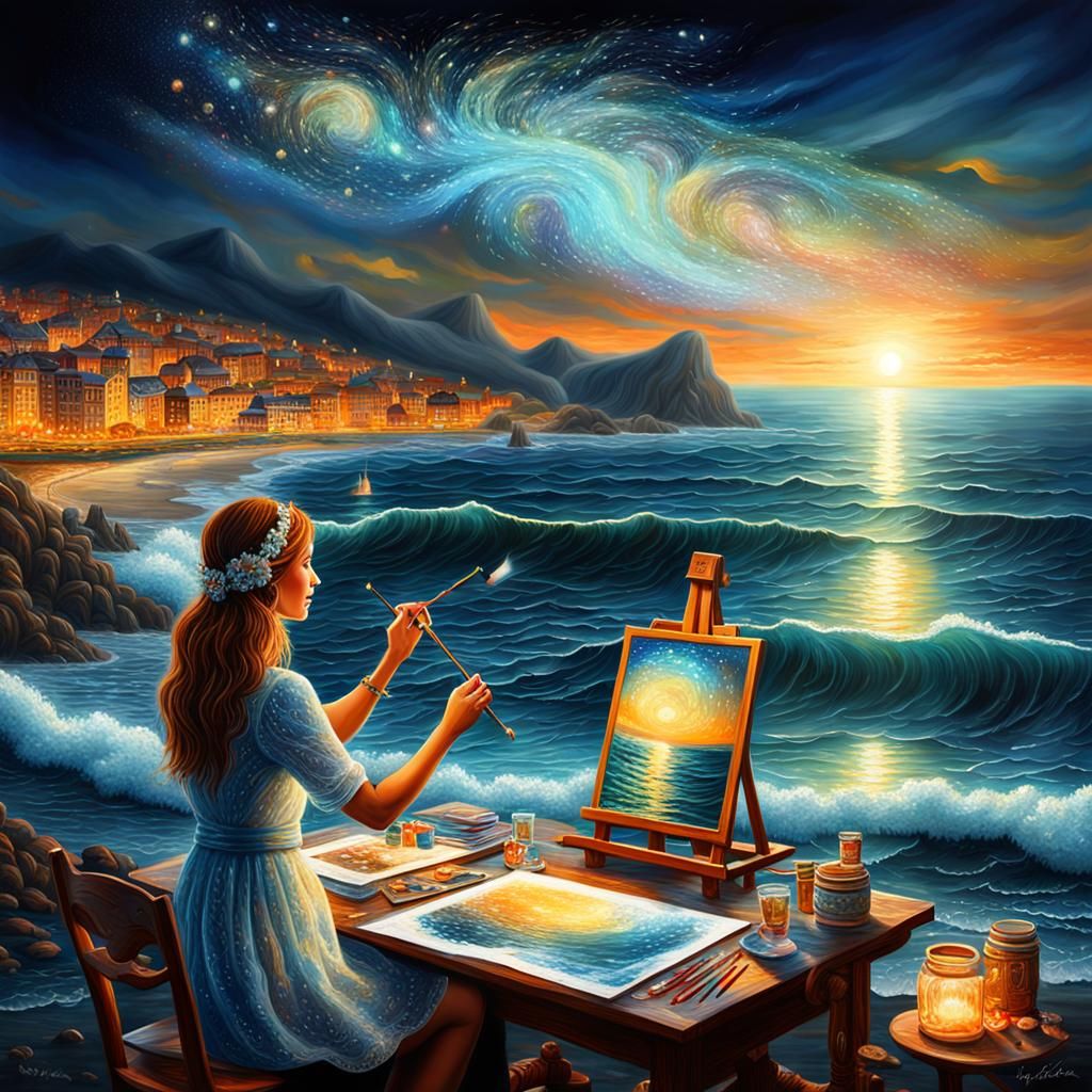 Painting - AI Generated Artwork - NightCafe Creator