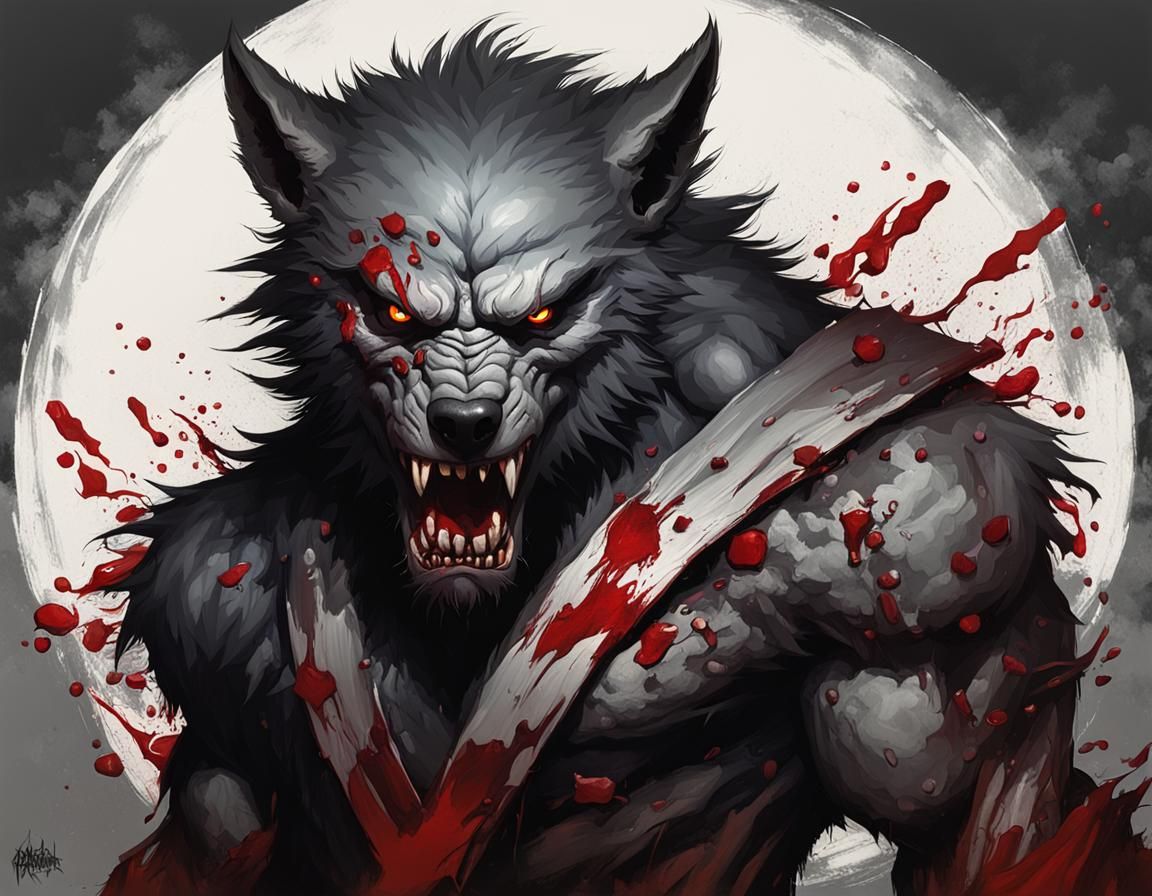 Werewolf - AI Generated Artwork - NightCafe Creator