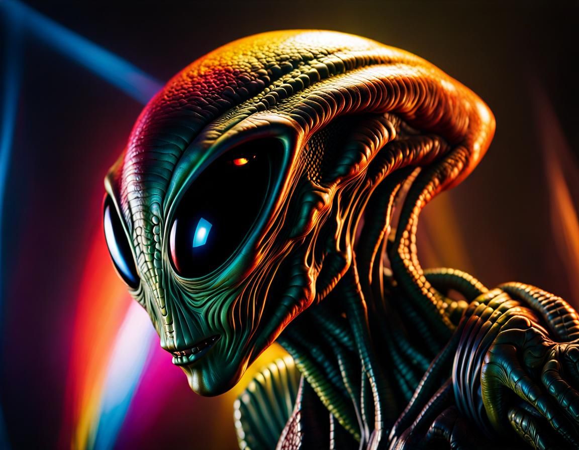 Alien Shooting - AI Generated Artwork - NightCafe Creator
