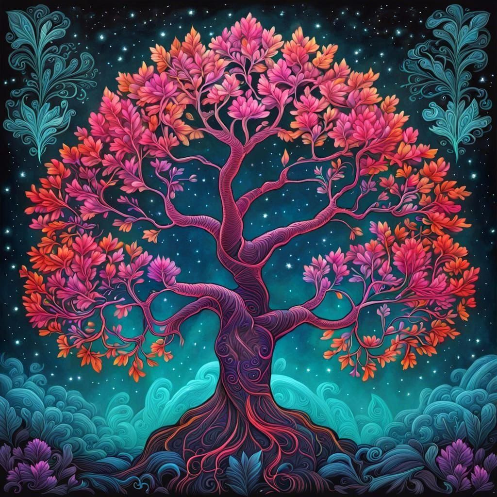 A Delicate Tree - AI Generated Artwork - NightCafe Creator