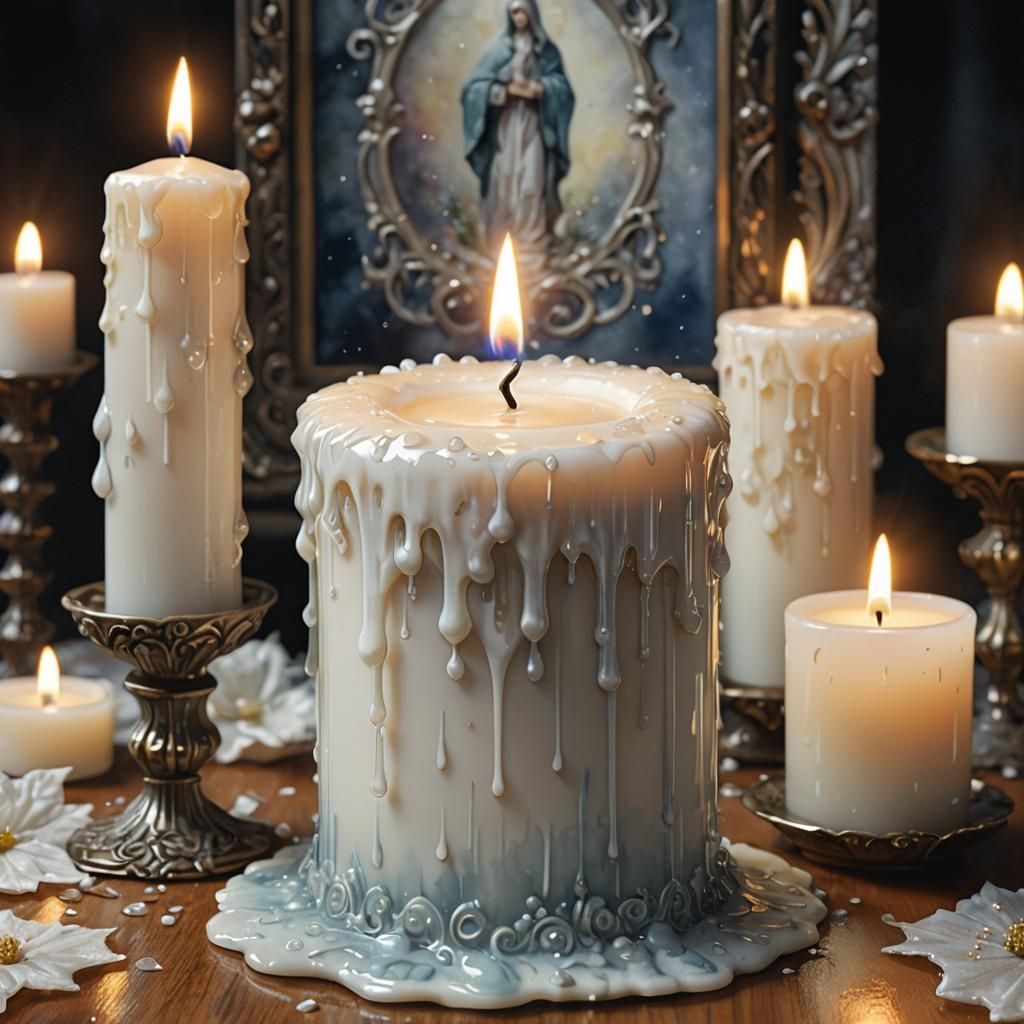 candle scene - AI Generated Artwork - NightCafe Creator