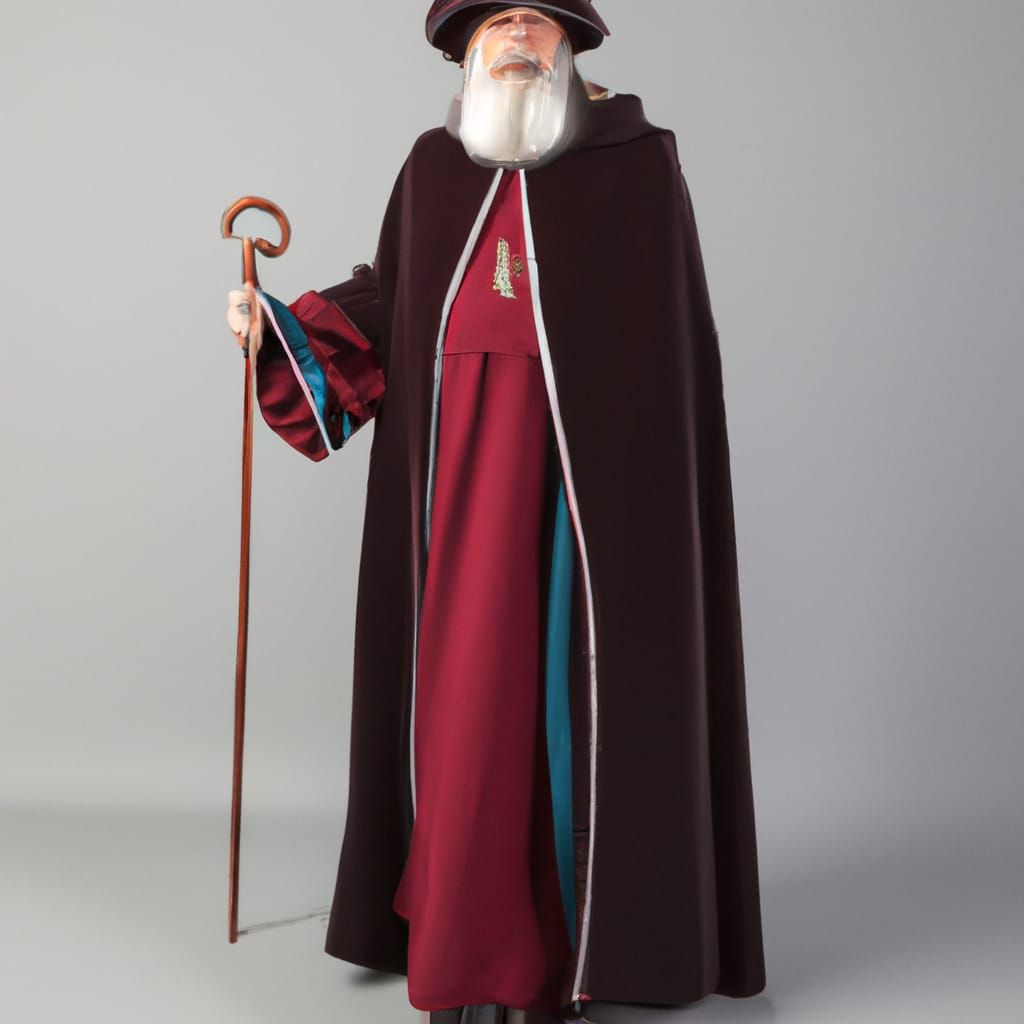 Athur de paepe with long robe - AI Generated Artwork - NightCafe Creator