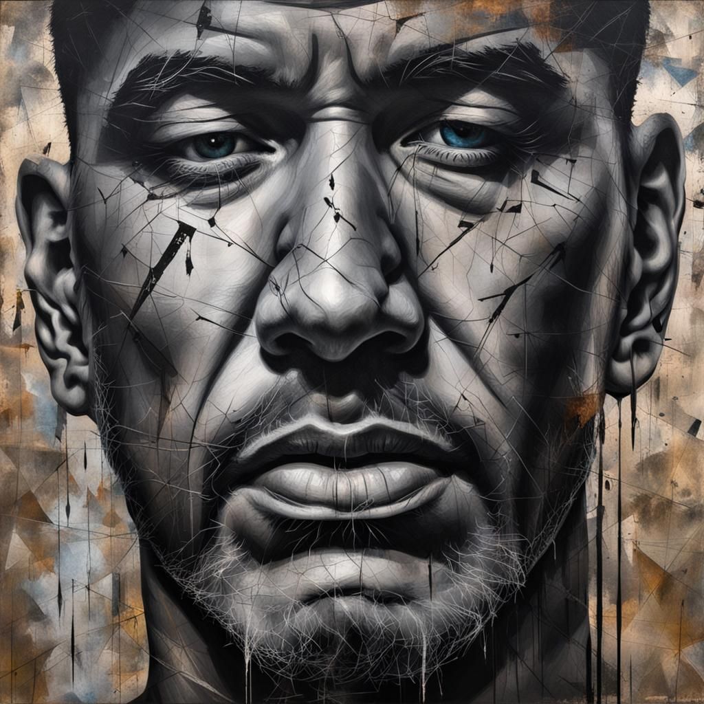 "Mans face" - AI Generated Artwork - NightCafe Creator