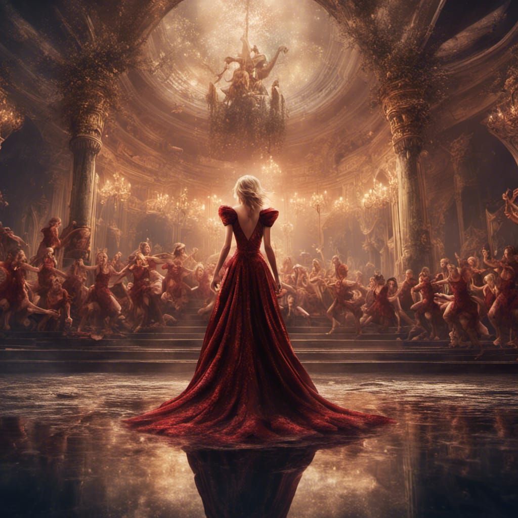 Dramatic Stage Performance - AI Generated Artwork - NightCafe Creator