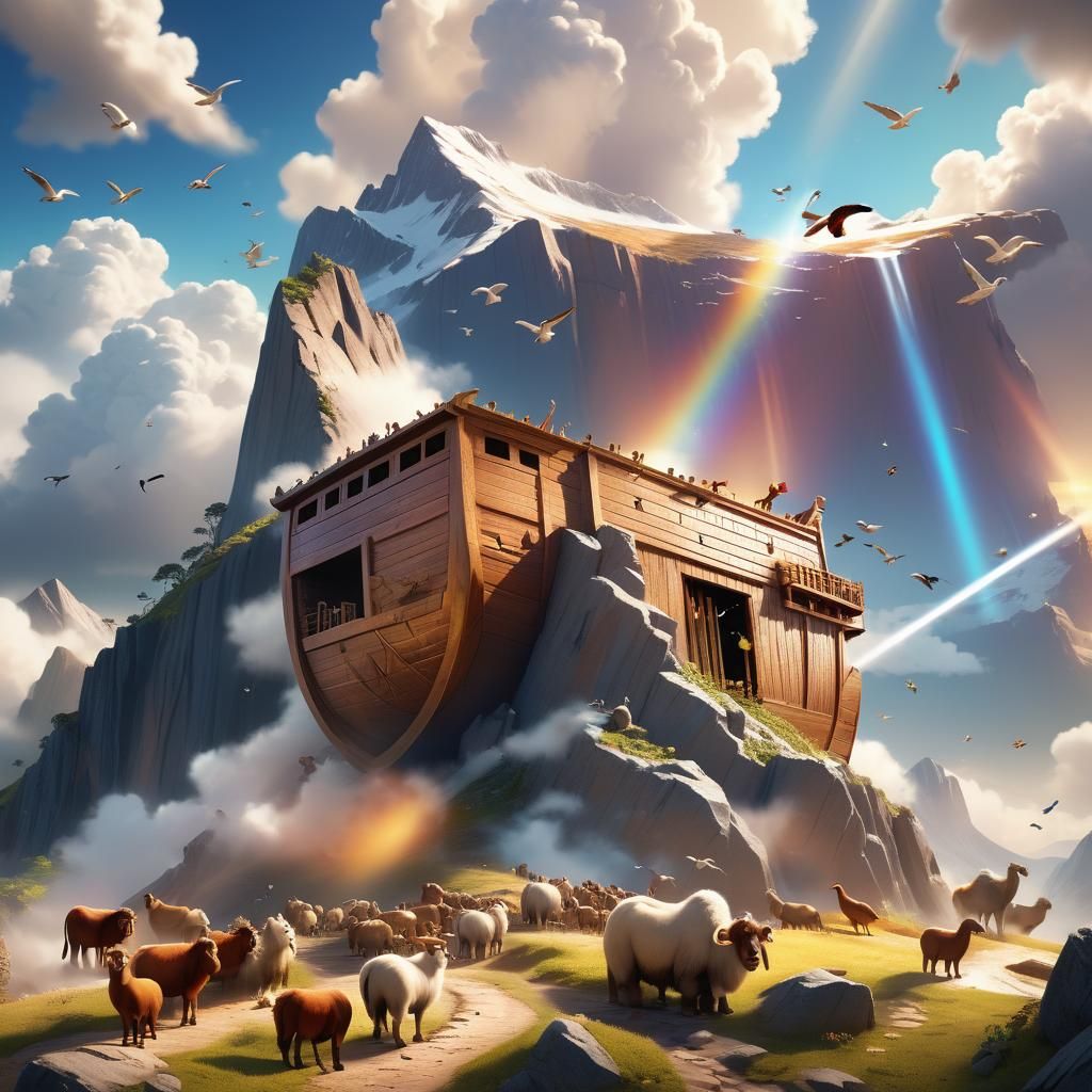 Noah's ark rest on the mountain Ararat.