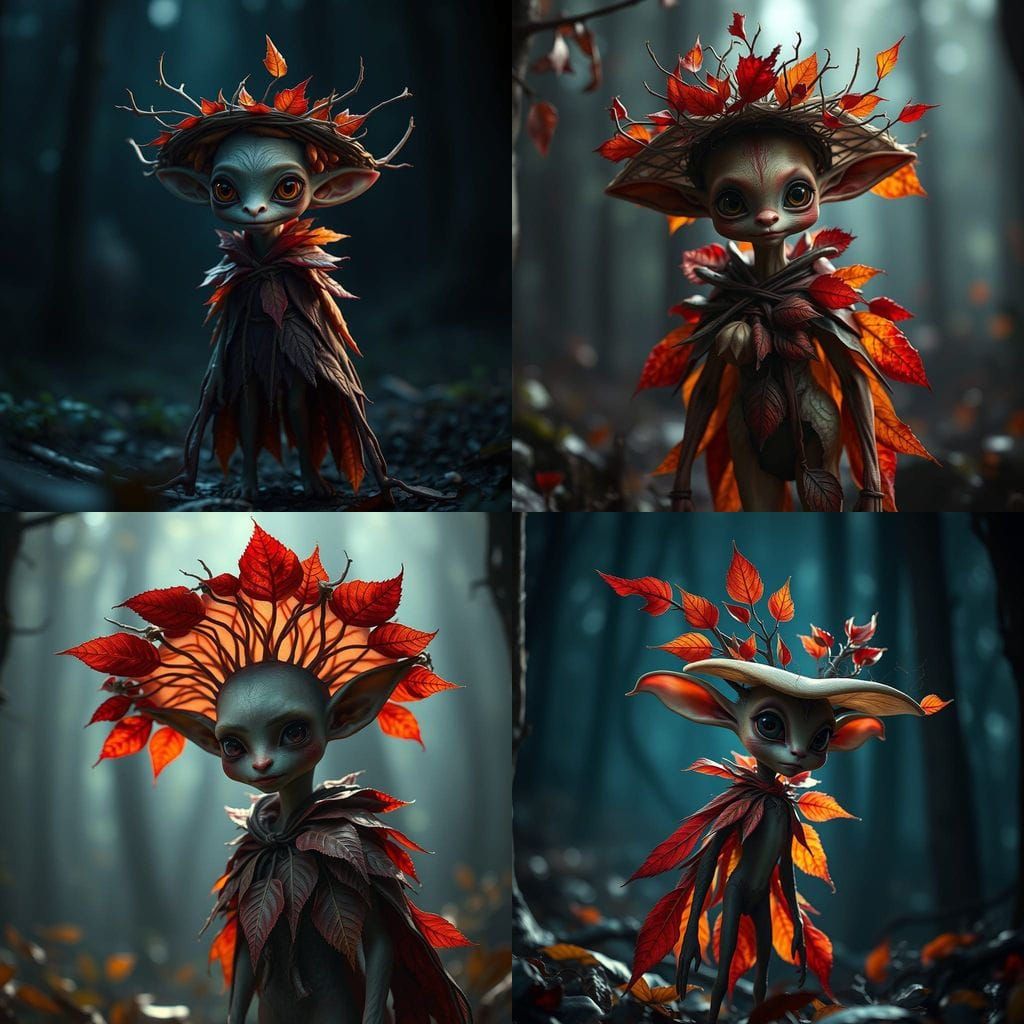 Enigmatic Fae Sprite in Westeros Forest - AI Art