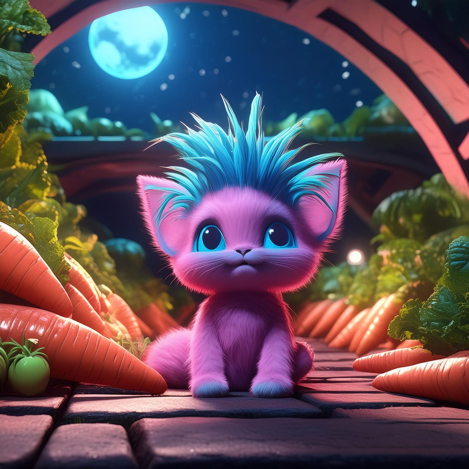 fuzzy creatures - AI Generated Artwork - NightCafe Creator