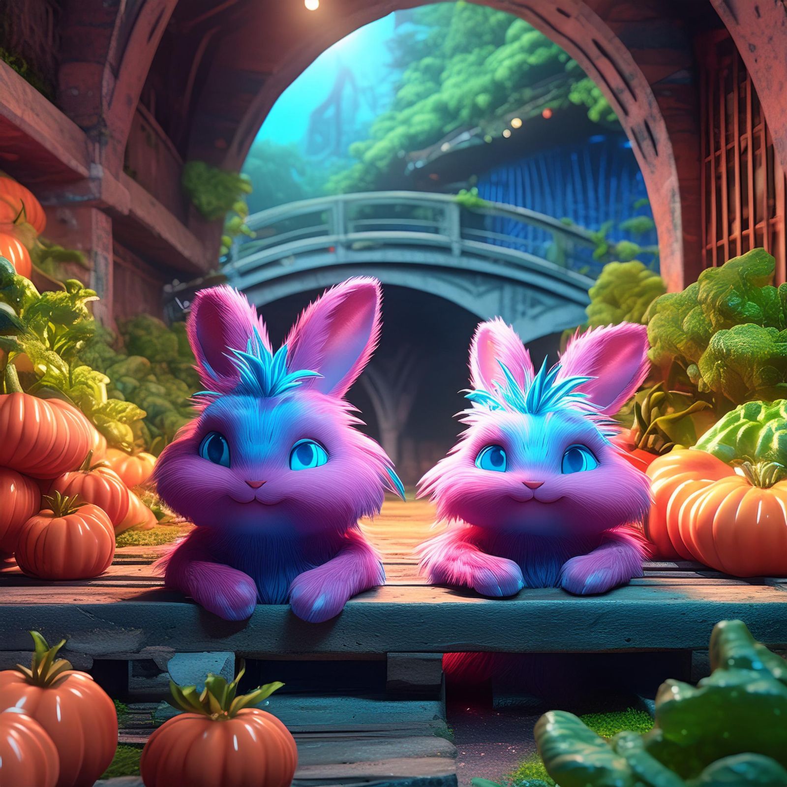 fuzzy creatures - AI Generated Artwork - NightCafe Creator